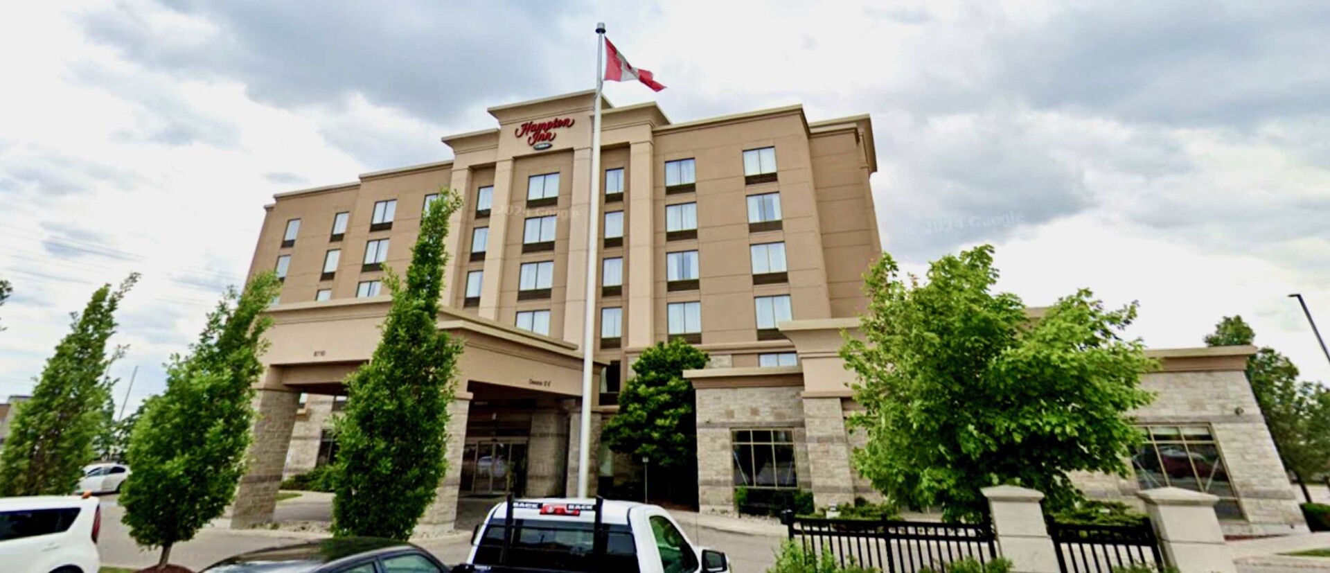 Commercial Window Cleaning at Hampton Inn, Brampton